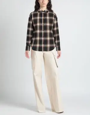 Dsquared2 Checked Flannel Shirt - Dark Brown