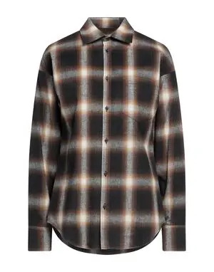 Dsquared2 Checked Flannel Shirt - Dark Brown