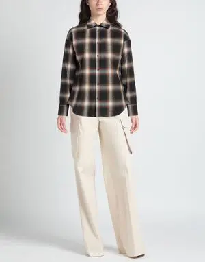 Dsquared2 Checked Flannel Shirt - Dark Brown