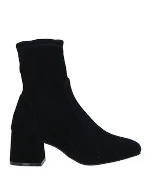 STUART WEITZMAN Ankle Boots In Leather - Black