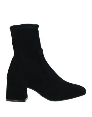 STUART WEITZMAN Ankle Boots In Leather - Black