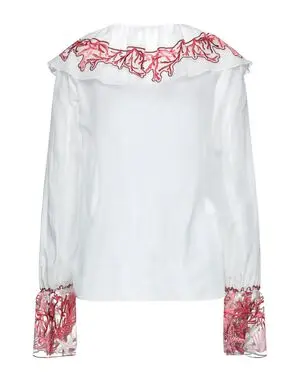 Blumarine Lace Woven Top