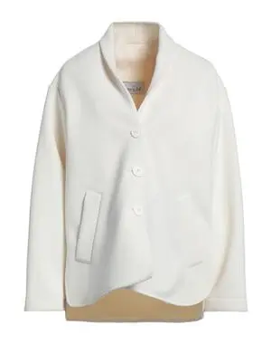VIRNA DRÒ Single-breasted Twill Jacket - Ivory