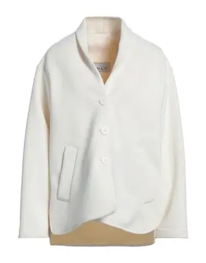 VIRNA DRÒ Single-breasted Twill Jacket - Ivory