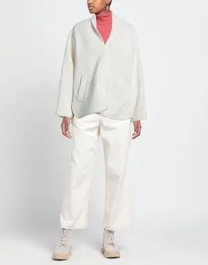 VIRNA DRÒ Single-breasted Twill Jacket - Ivory