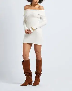 8 BY YOOX Split Leather Western Over-the-knee Boots