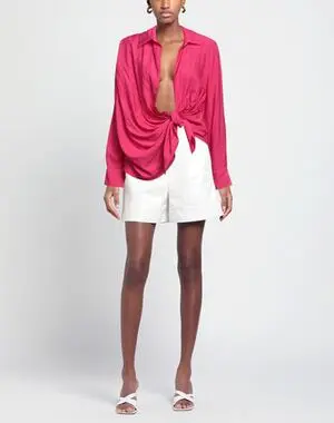 Jacquemus Draped Viscose Polyamide Shirt - Pink