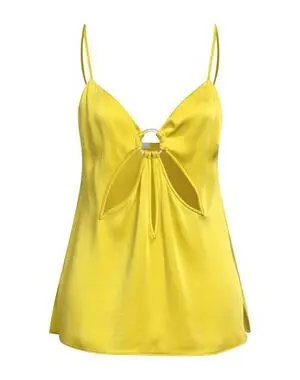 Stella McCartney STELLA McCARTNEY Satin Top Yellow