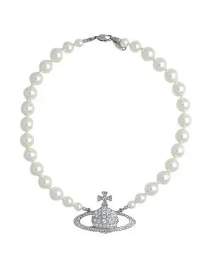 VIVIENNE WESTWOOD Ivory Brass Necklace