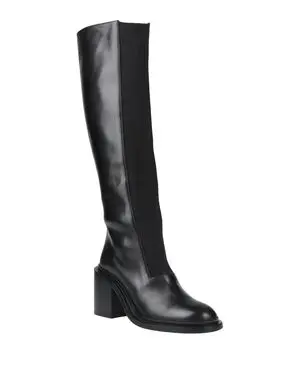 JIL SANDER Leather Boots - Black