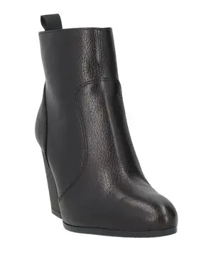 Hogan Leather Ankle Boots - Black
