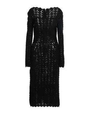 Dolce & Gabbana Midi Dress In Virgin Wool And Cashmere