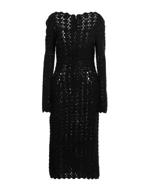 Dolce & Gabbana Midi Dress In Virgin Wool And Cashmere