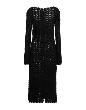 Dolce & Gabbana Midi Dress In Virgin Wool And Cashmere
