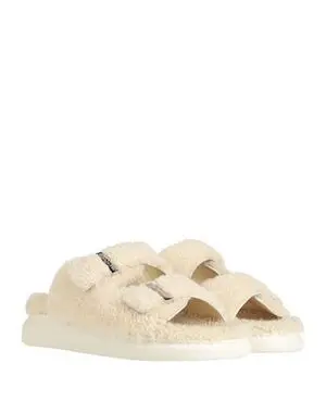 Alexander McQueen Sandals In Leather - White