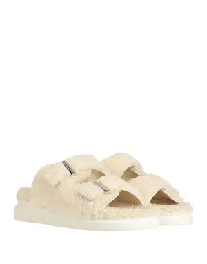 Alexander McQueen Sandals In Leather - White