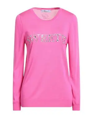 Blumarine Knitted Rhinestone Sweater