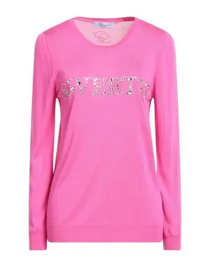 Blumarine Knitted Rhinestone Sweater
