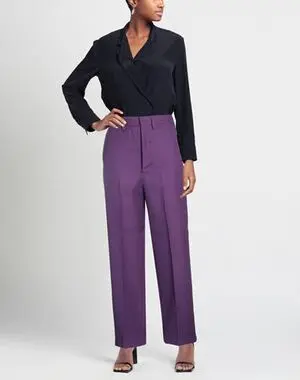 Ami Virgin Wool Pants - Purple