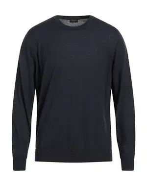 DRUMOHR Man Sweater Light Brown Size 38 Cashmere Navy Blue