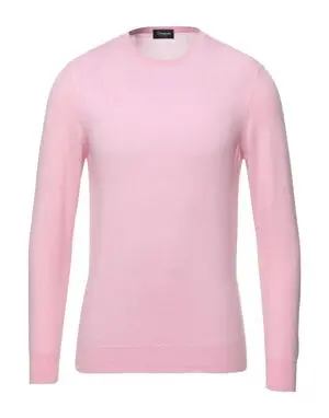 DRUMOHR Man Sweater Light Brown Size 38 Cashmere Pink