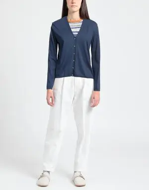 Massimo Alba Knitted Cardigan - Navy Blue