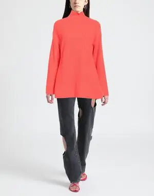 JUCCA Turtleneck Knit Top - Tomato Red