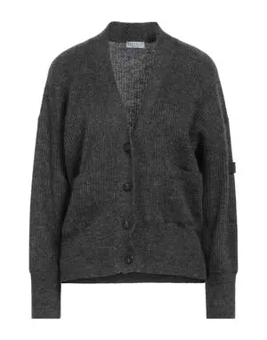 Brunello Cucinelli Cardigan Size Mohair Wool, Polyamide, Wool, Metallic Fiber, Ecobrass