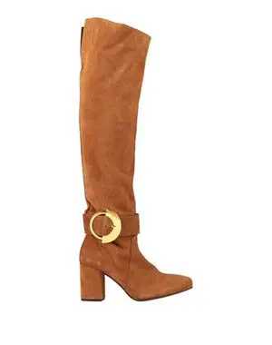 Pinko Over-the-knee Boots - Camel