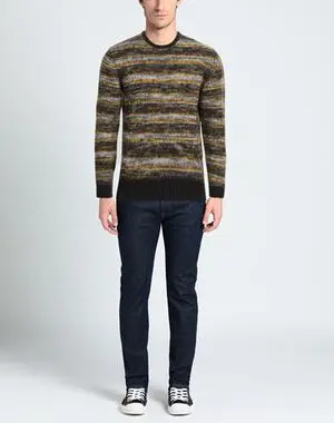 DRUMOHR Lambswool Striped Sweater - Yellow