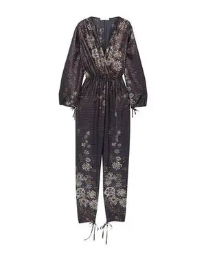Chloé Floral-print Jumpsuit - Purple