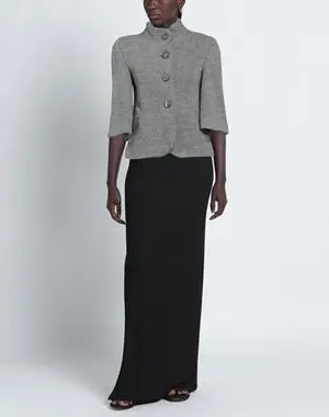 EMMA & GAIA Knitted Peplum Jacket - Grey