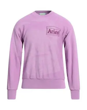 Aries Cotton Fleece Sweatshirt - Purple