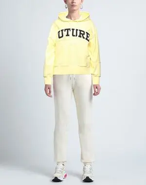 MSGM Organic Cotton Embroidered Sweatshirt - Yellow