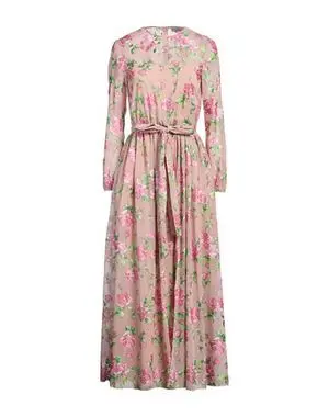 Red Valentino Floral-print Maxi Dress - Pink