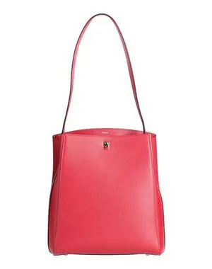 VALEXTRA Sky Pebbled-leather Tote - Red