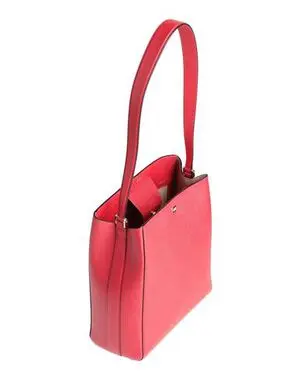 VALEXTRA Sky Pebbled-leather Tote - Red