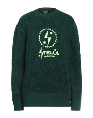 Stella McCartney Sweatshirt Dark Size Wool, Polyamide, Elastane, Polyester - Green