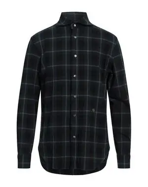 JACOB COHЁN Shirt Dark Size Cotton, Linen - Green
