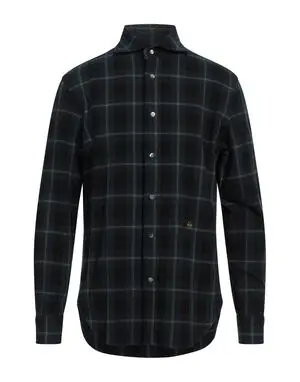 JACOB COHЁN Shirt Dark Size Cotton, Linen