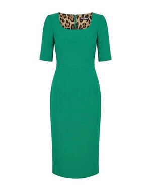 Dolce & Gabbana Viscose Blend Midi Dress - Green