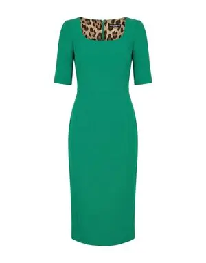 Dolce & Gabbana Viscose Blend Midi Dress - Green