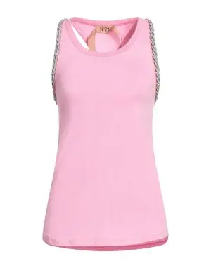 N°21 Embellished Cotton Tank Top
