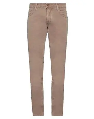 HANDPICKED Pants Taupe Size Cotton, Elastane - Grey