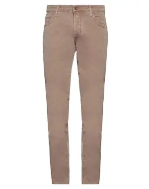 HANDPICKED Pants Taupe Size Cotton, Elastane - Grey