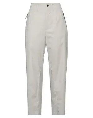 Nike Cotton Silk Blend Straight Leg Pants - Light Grey
