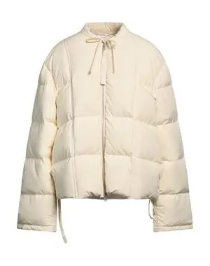 JIL SANDER Quilted Polyester Puffer Jacket - White