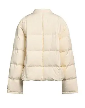 JIL SANDER Quilted Polyester Puffer Jacket - White