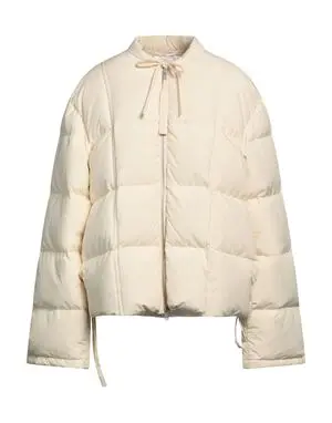 JIL SANDER Quilted Polyester Puffer Jacket - White