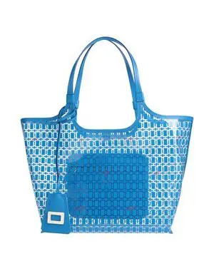 ROGER VIVIER Handbag In Pvc And Polyvinyl Chloride - Blue